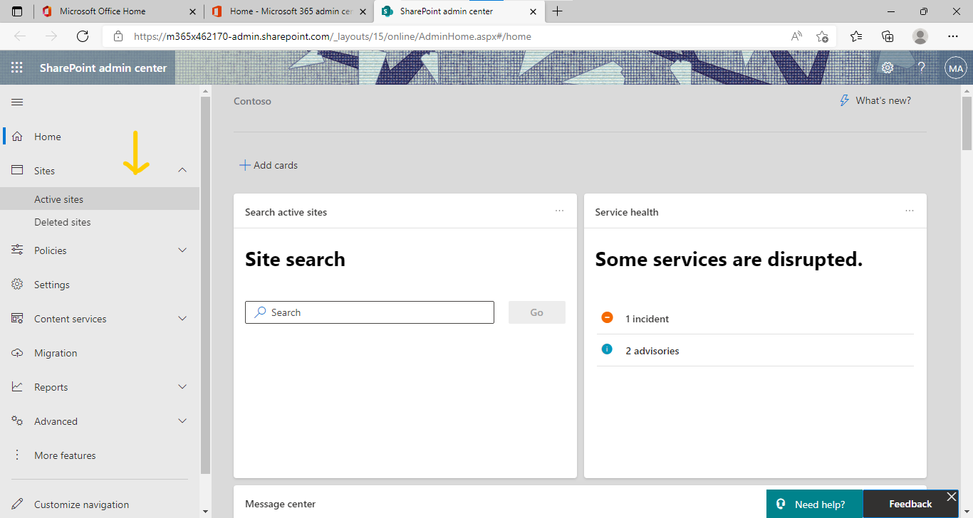 How to Change the Home Site in SharePoint Online